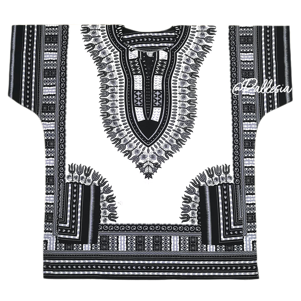 White Plus Size African Dashiki Shirt – DashikiKiss